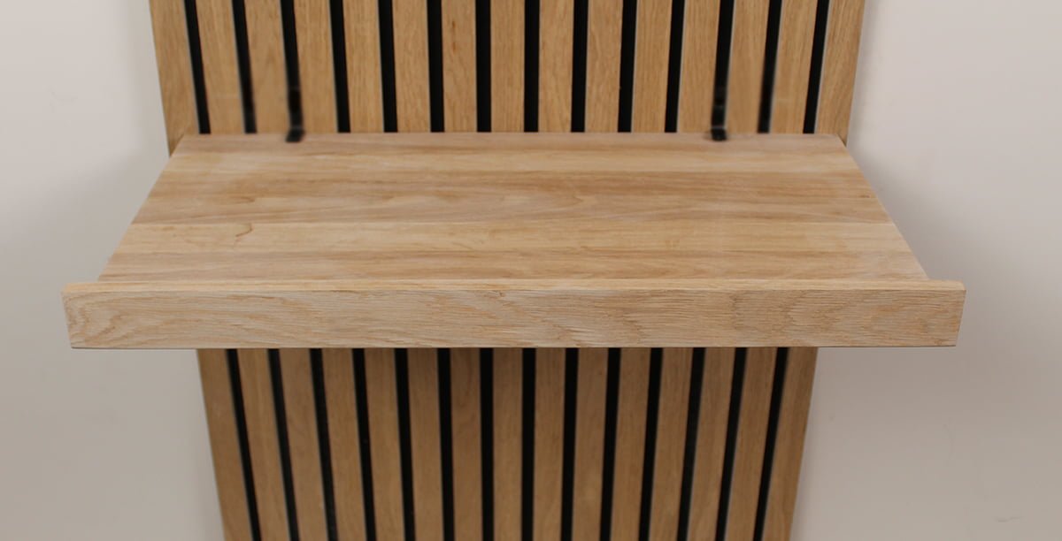 Shoss Hylde i massiv eg - Wallshop.dk