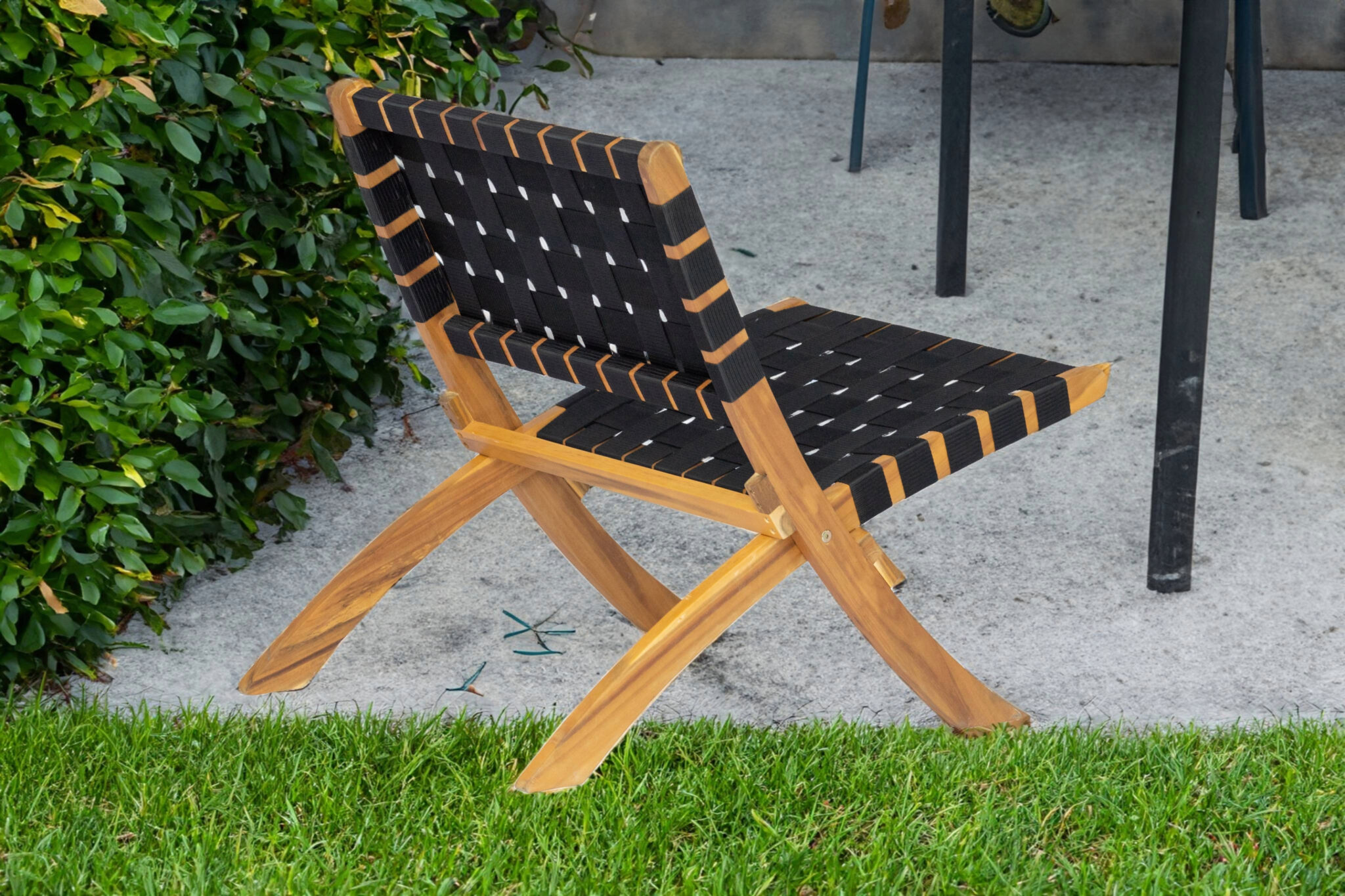 Hâws Nooka Lounge Stol i sort reb » Køb online hos Wallshop.dk