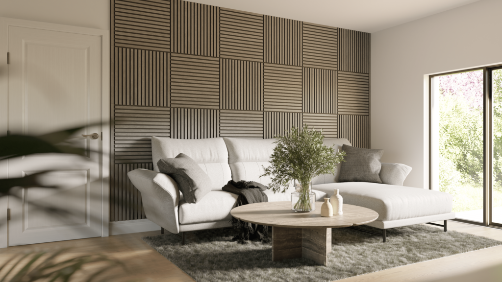 Eccon Akustikpanel Grå 60x60 cm » Køb online hos Wallshop.dk